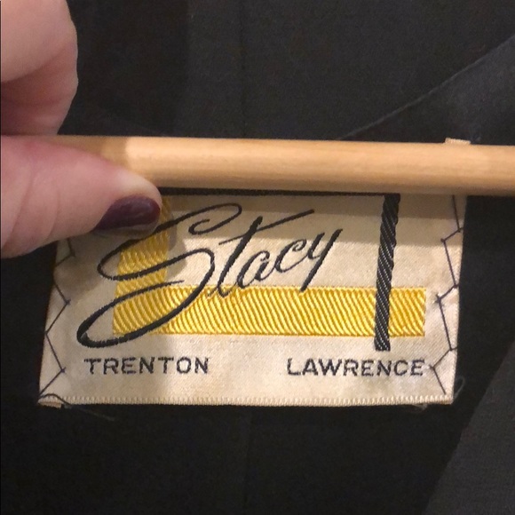 Stacy | Jackets & Coats | Vintage Ladies Black Winter Coat With Mink ...